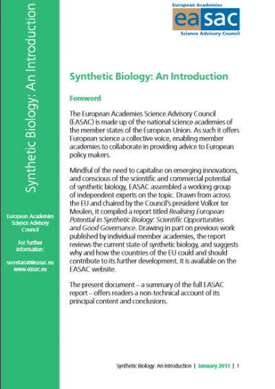 Synthetic Biology: An Introduction
