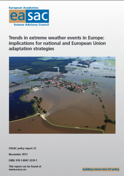 Trends in Extreme Weather Events in Europe: Implications for national ...